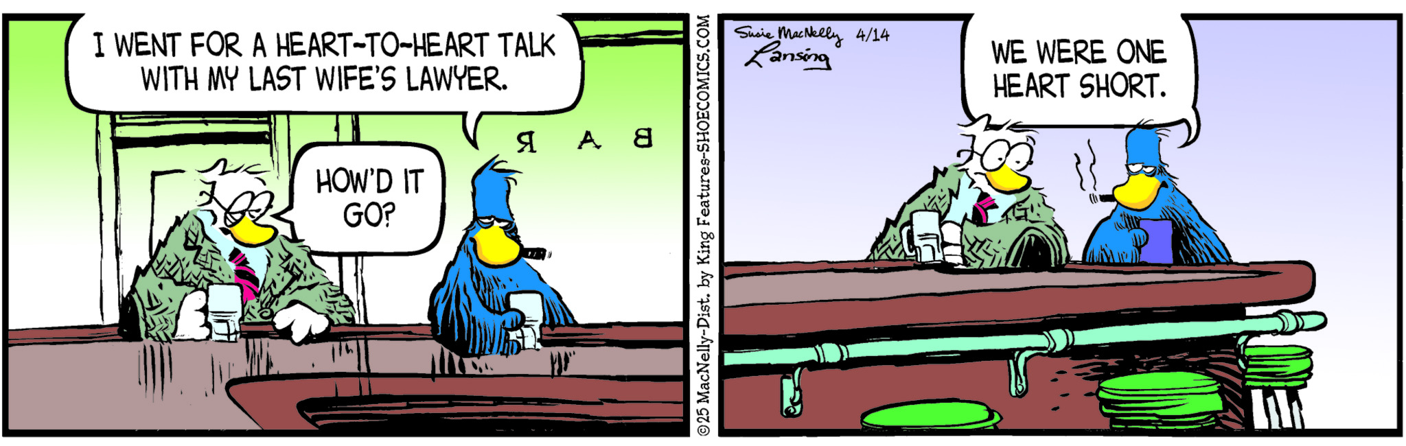 Shoe Comic Strip 2025-04-14 | Comics Kingdom