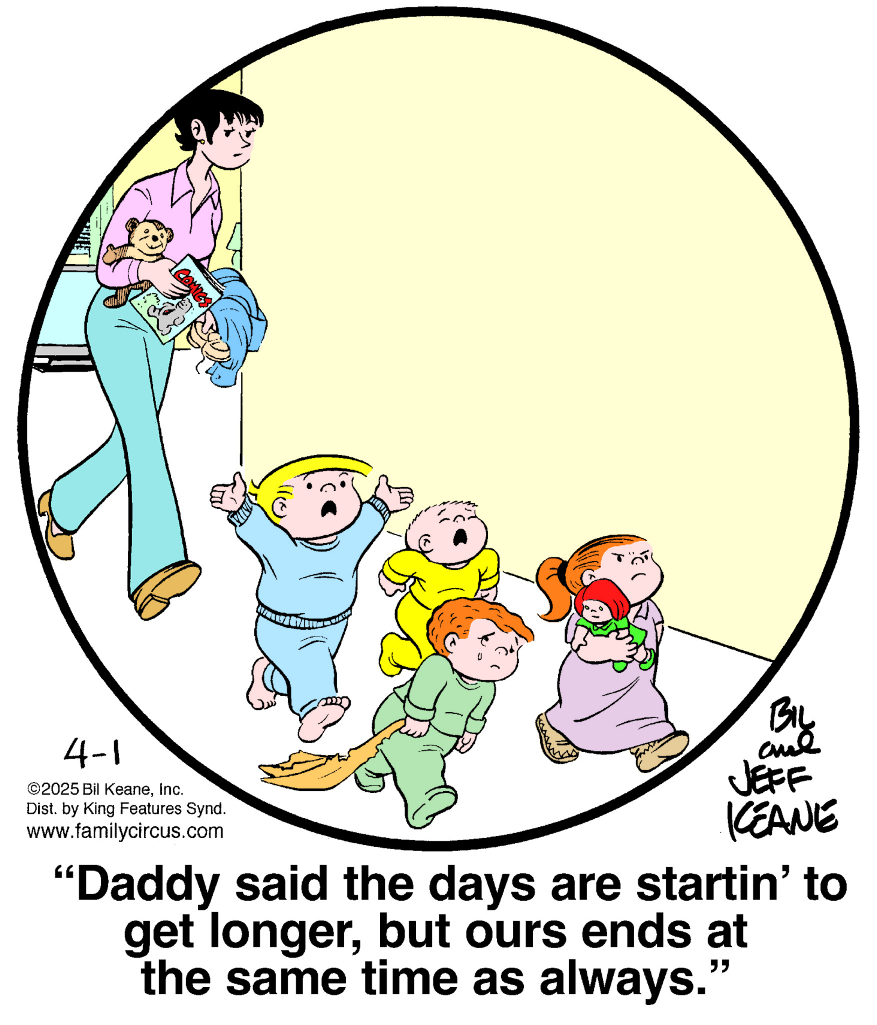 The Family Circus Comic Strip 2025-04-01 | Comics Kingdom