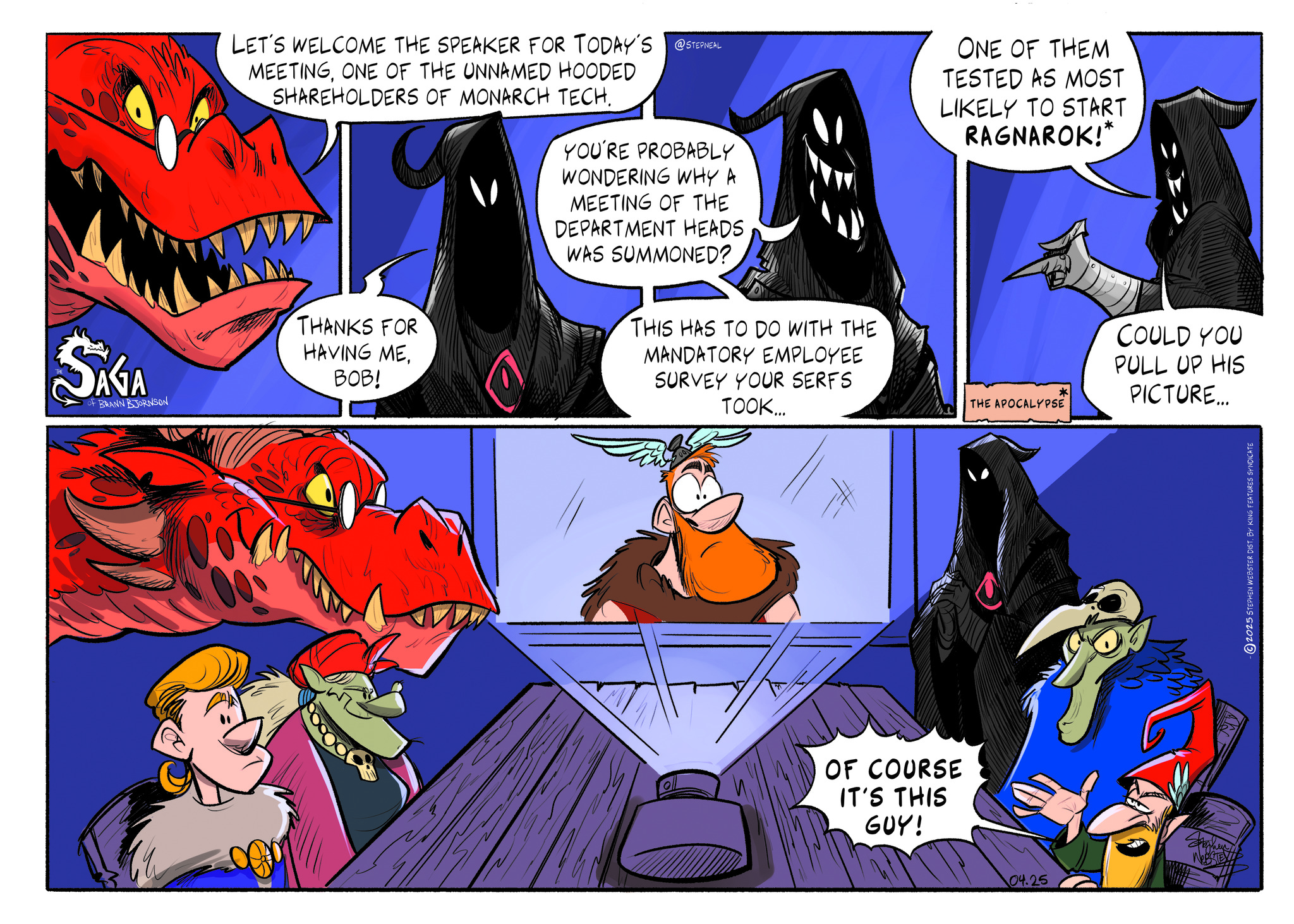 The Saga of Brann Bjornson Comic Strip 2025-04-27 | Comics Kingdom