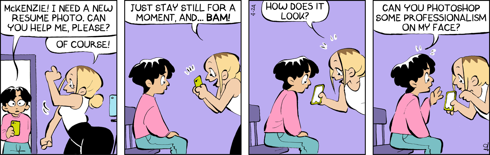 Wannabe Comic Strip 2025-04-24 | Comics Kingdom