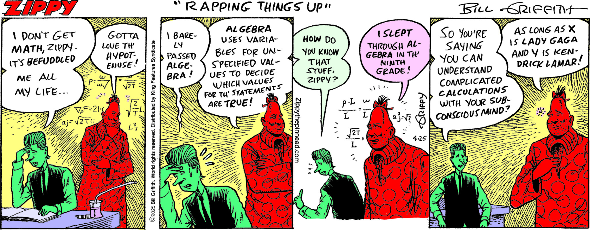 Zippy The Pinhead Comic Strip 2025-04-25 | Comics Kingdom