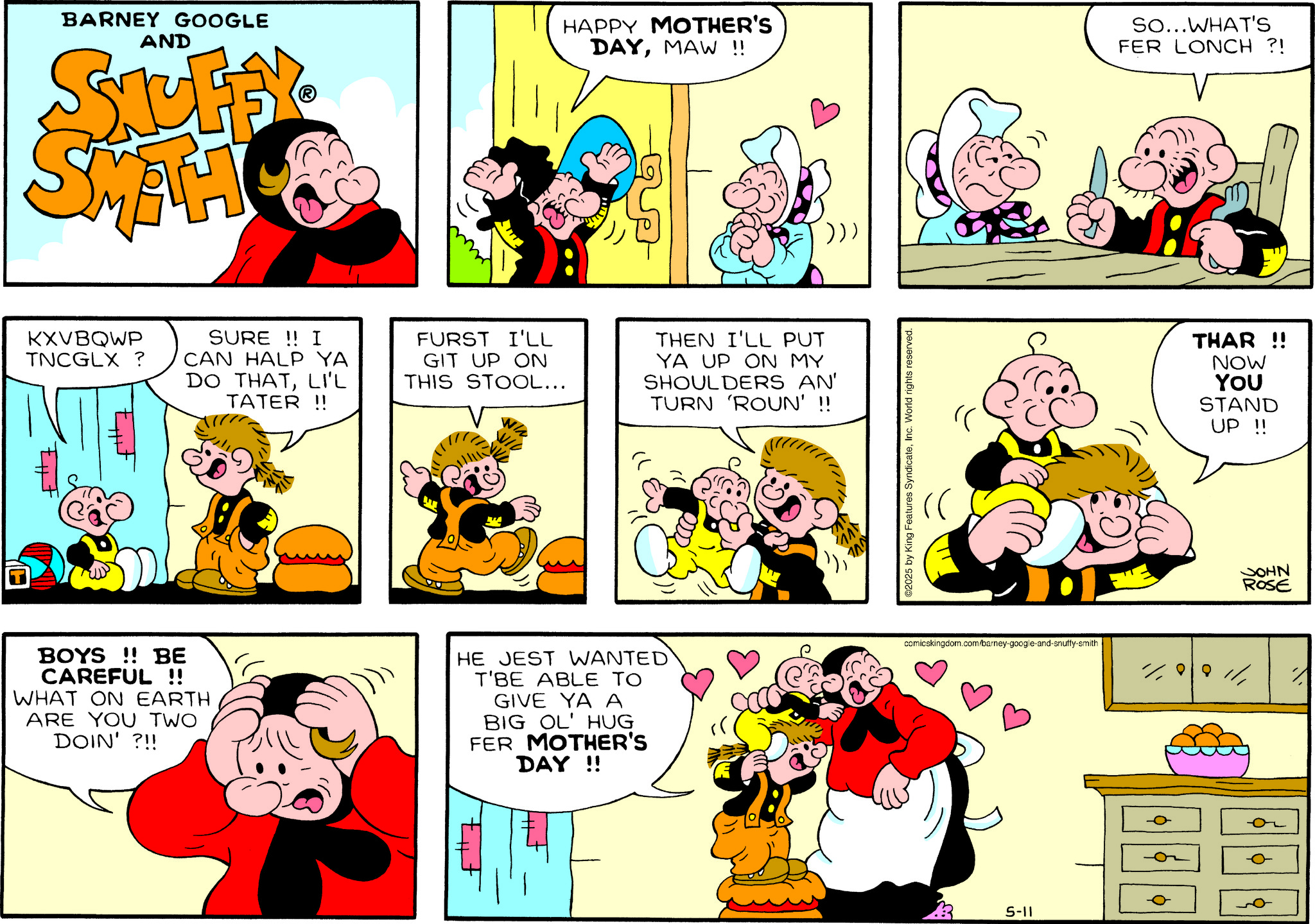Barney Google And Snuffy Smith Comic Strip 2025-05-11 | Comics Kingdom
