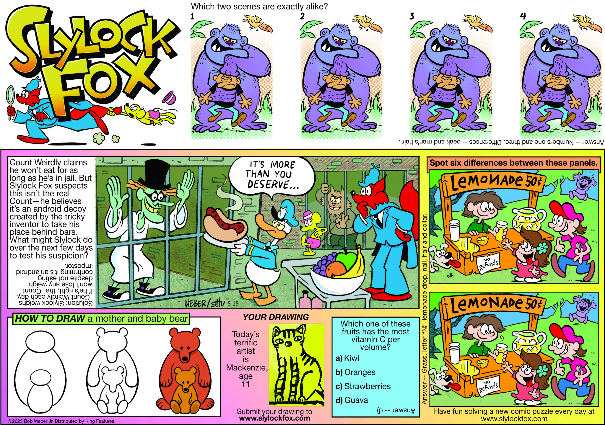 Slylock Fox Comic Strip 2025-05-25 | Comics Kingdom