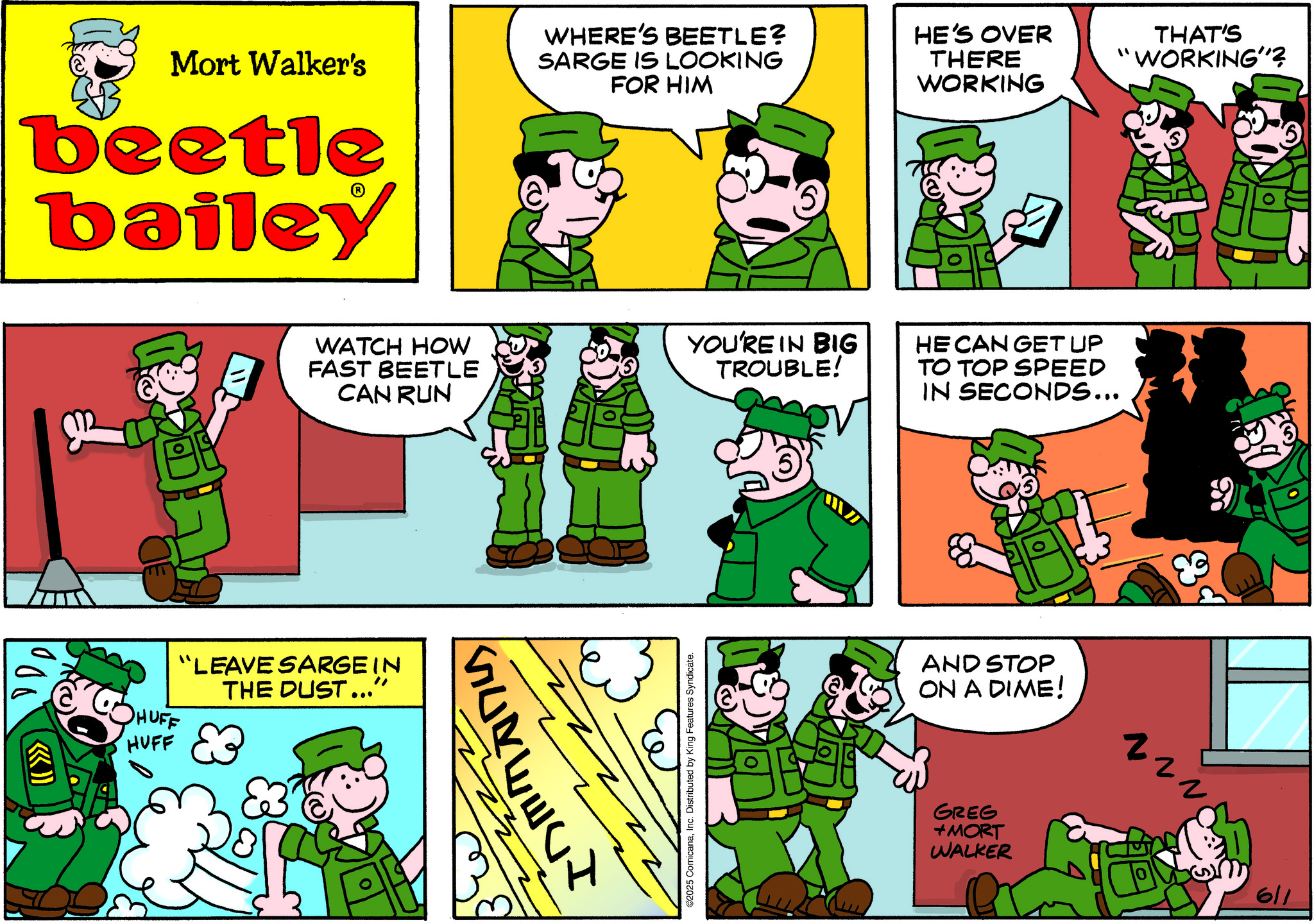 Beetle Bailey Comic Strip 2025-06-01 | Comics Kingdom