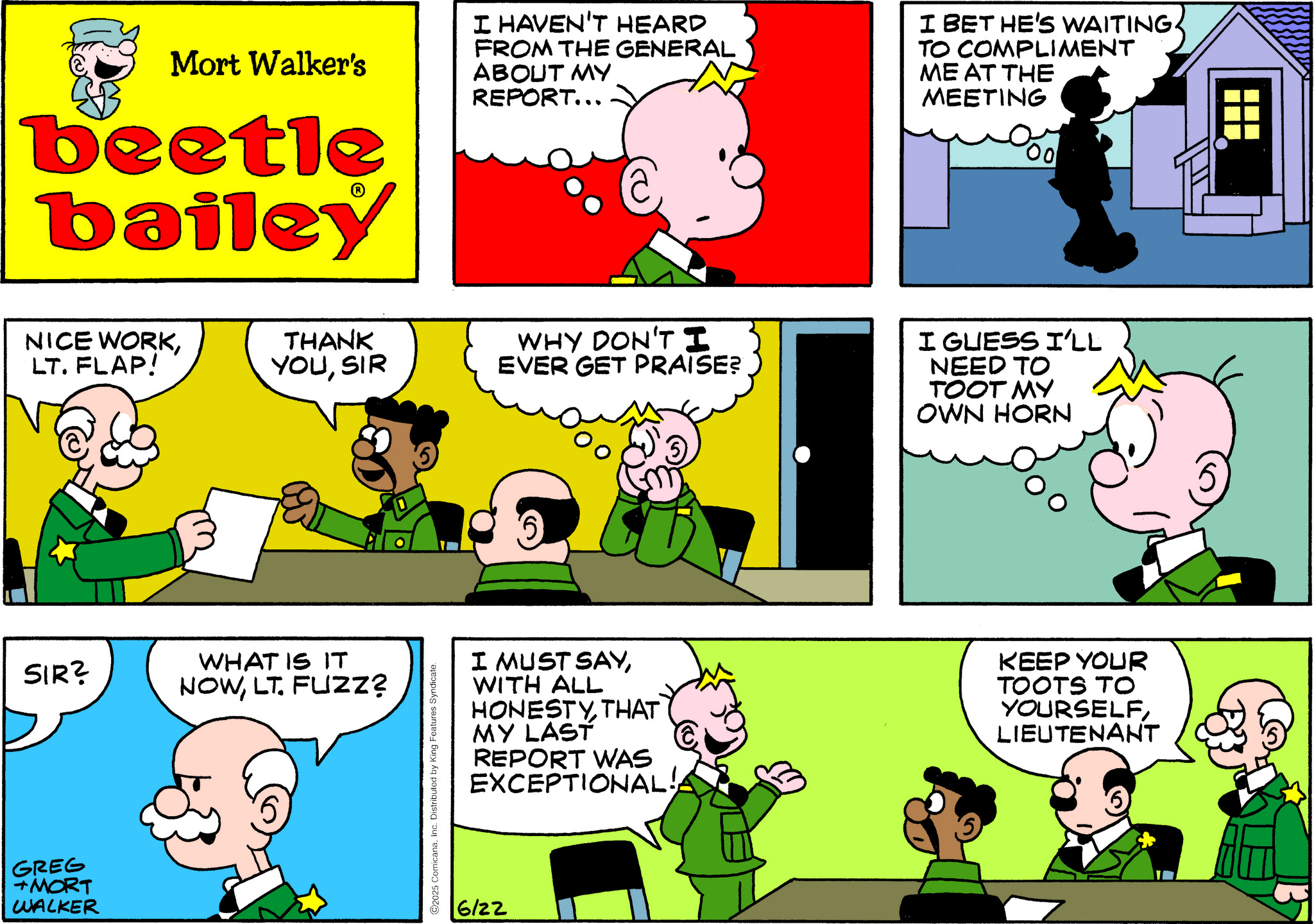 Beetle Bailey Comic Strip 2025-06-22 | Comics Kingdom