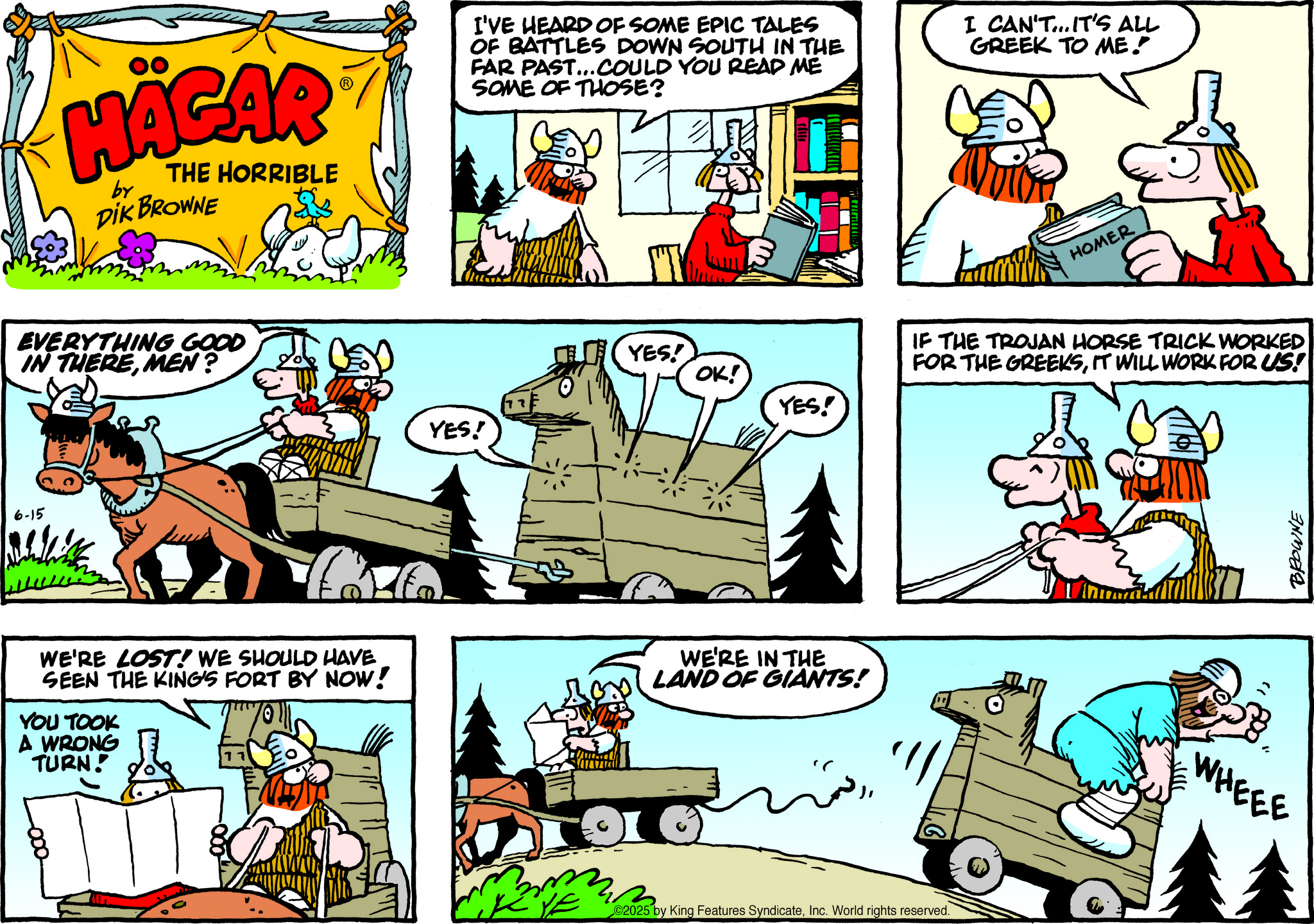 Hagar The Horrible Comic Strip 2025-06-15 | Comics Kingdom