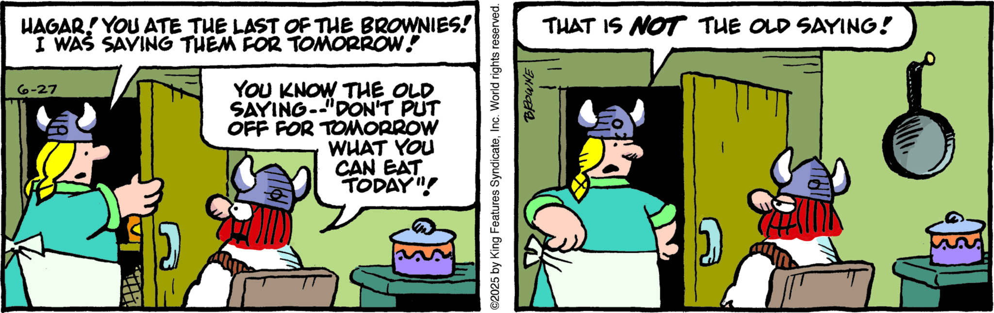 Hagar The Horrible Comic Strip 2025-06-27 | Comics Kingdom