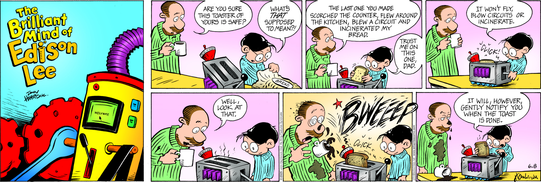 The Brilliant Mind Of Edison Lee Comic Strip 2025-06-08 | Comics Kingdom