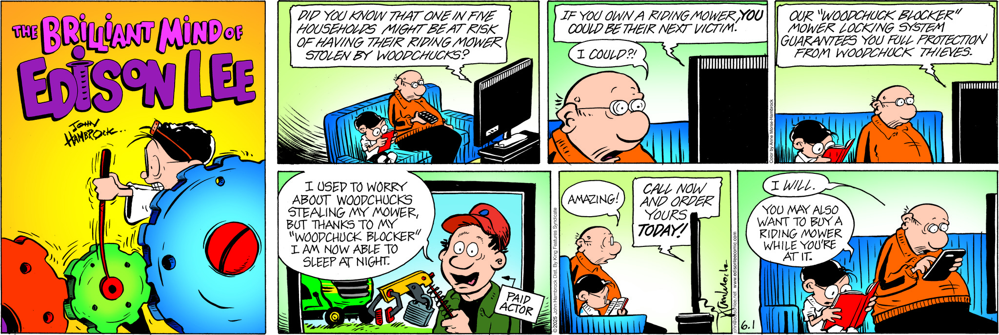 The Brilliant Mind Of Edison Lee Comic Strip 2025-06-01 | Comics Kingdom