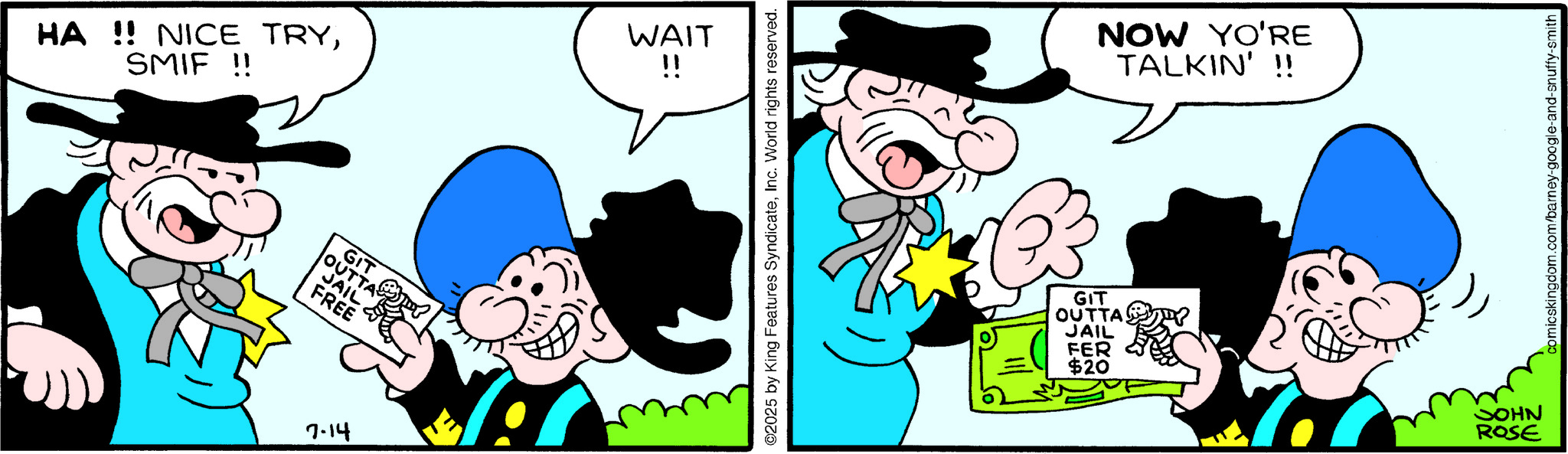 Barney Google And Snuffy Smith Comic Strip 2025-07-14 | Comics Kingdom