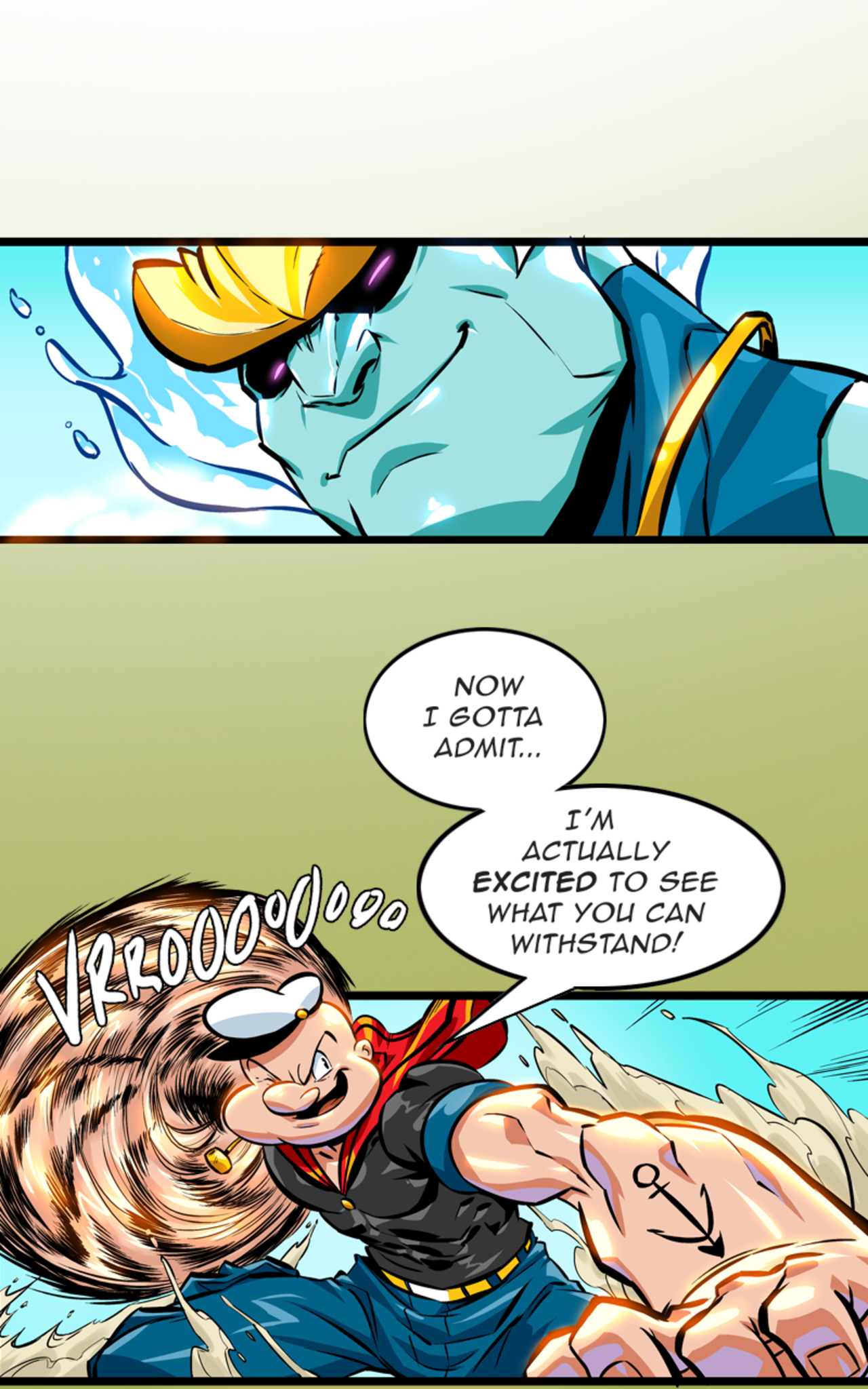 Eye Lie Popeye Comic Strip S1 • Ep 10: The Deep End Duel | Comics Kingdom