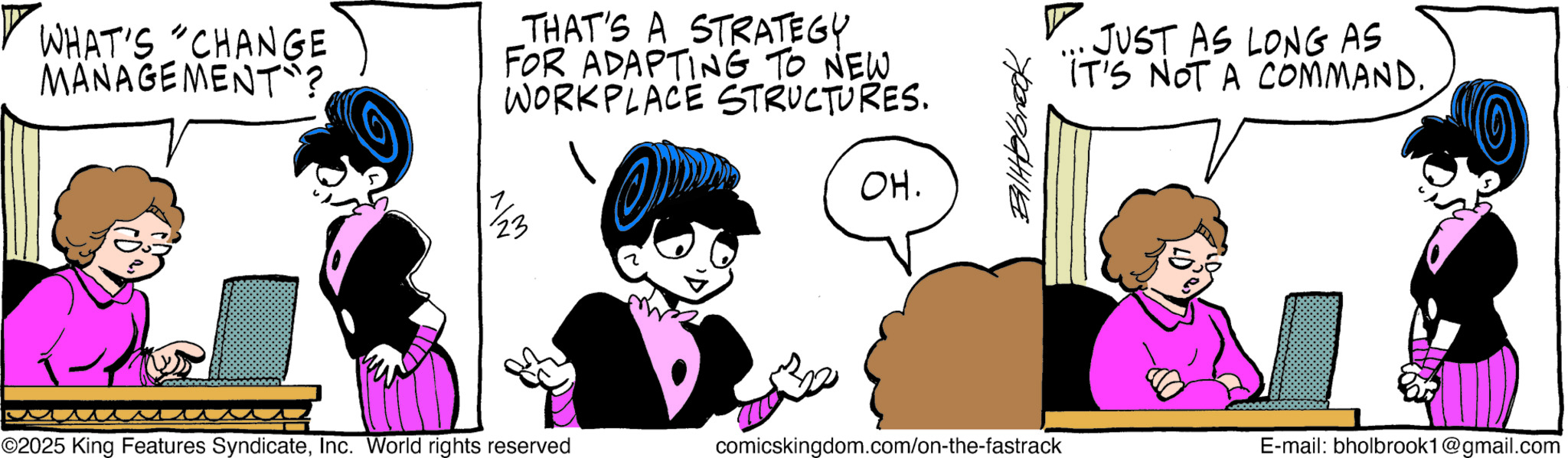 On The Fastrack Comic Strip 2025-07-23 | Comics Kingdom