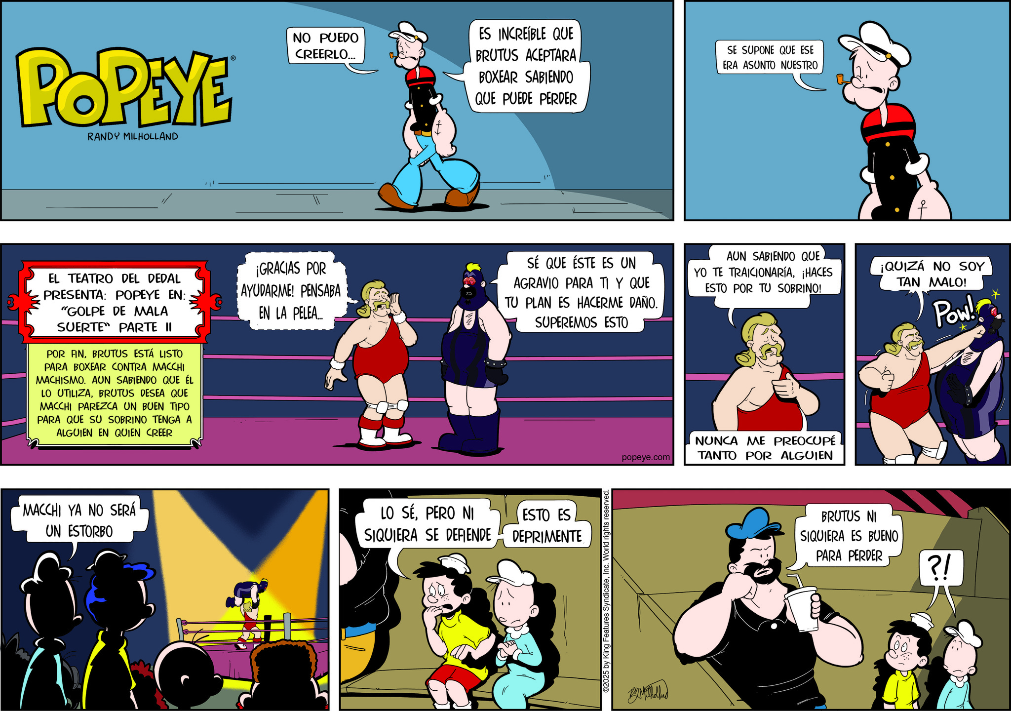 Popeye Comic Strip 2025-07-06 | Comics Kingdom