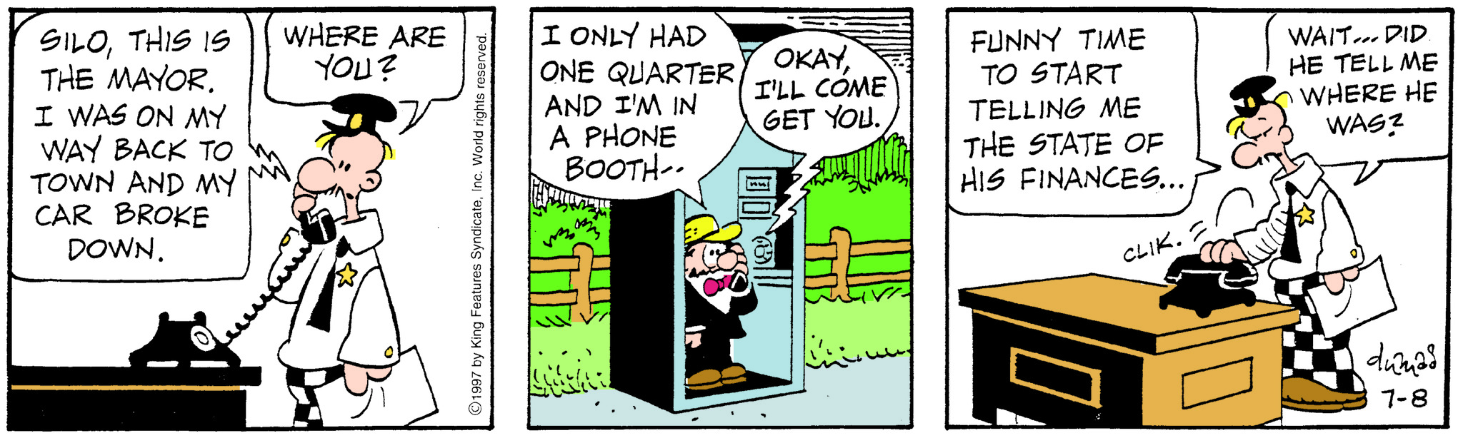 Sam And Silo Comic Strip 2025-07-08 | Comics Kingdom