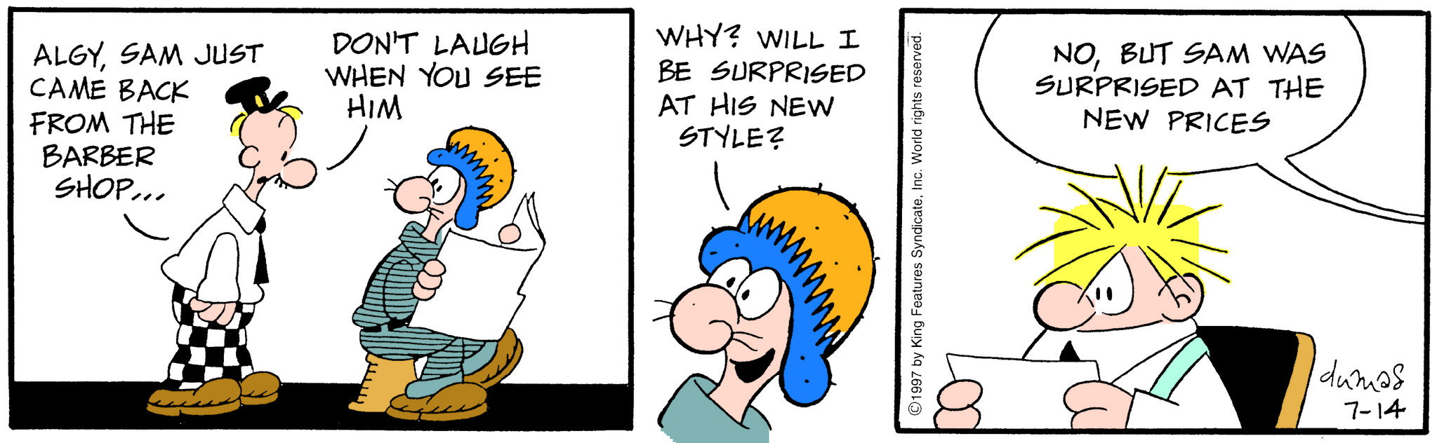 Sam And Silo Comic Strip 2025-07-14 | Comics Kingdom