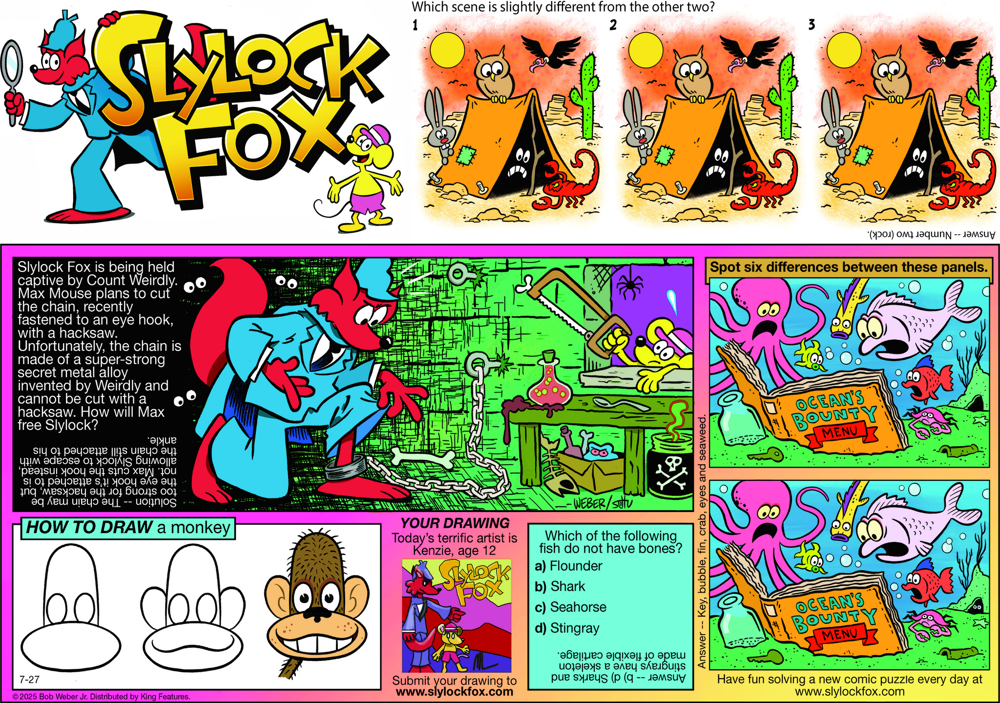 Slylock Fox Comic Strip 2025-07-27 | Comics Kingdom