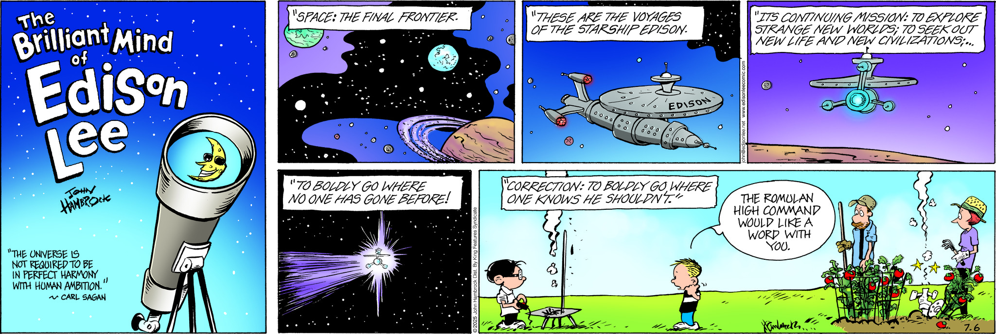 The Brilliant Mind Of Edison Lee Comic Strip 2025-07-06 | Comics Kingdom