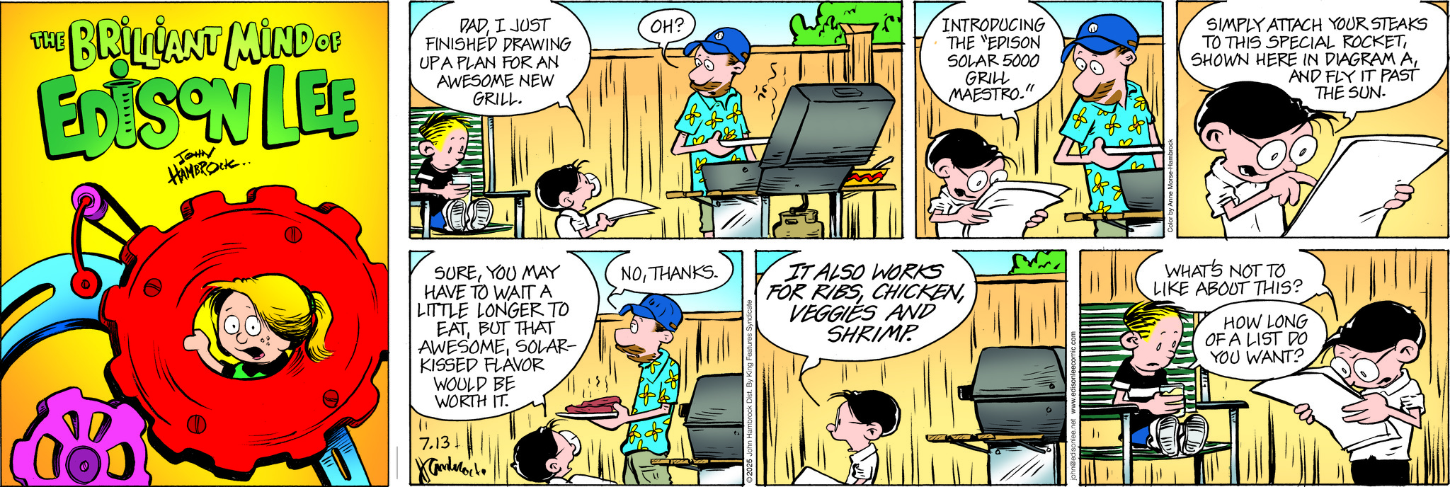 The Brilliant Mind Of Edison Lee Comic Strip 2025-07-13 | Comics Kingdom