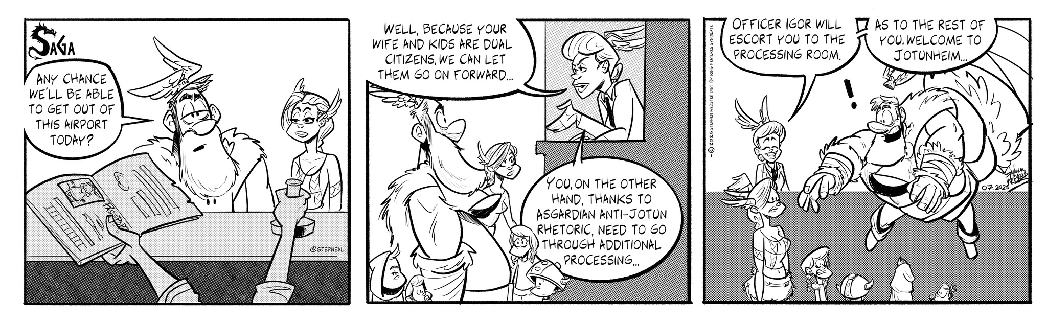 The Saga of Brann Bjornson Comic Strip 2025-07-08 | Comics Kingdom