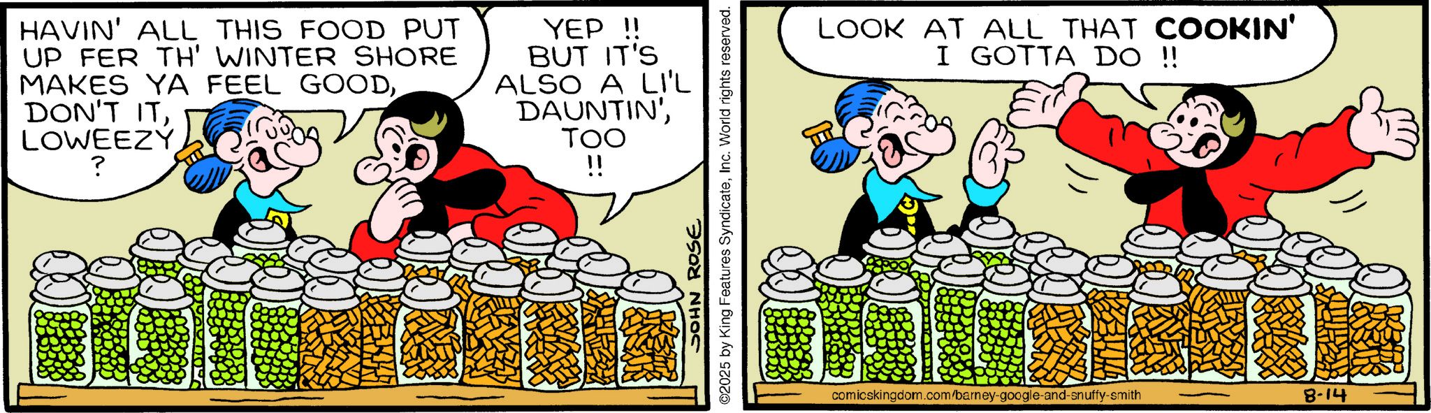 Barney Google And Snuffy Smith Comic Strip 2025-08-14 | Comics Kingdom