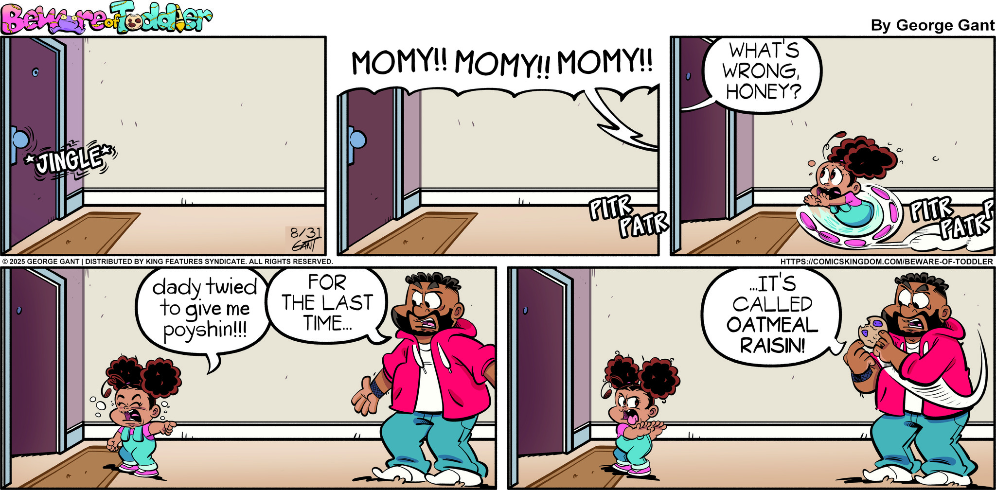 Beware of Toddler Comic Strip 2025-08-31 | Comics Kingdom