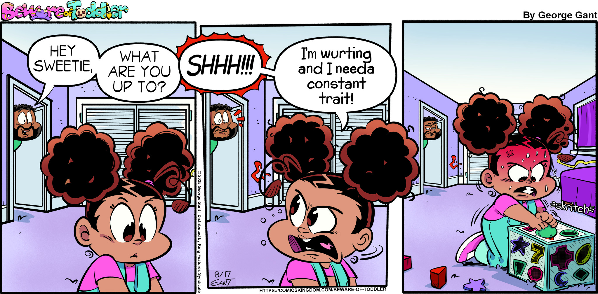 Beware of Toddler Comic Strip 2025-08-17 | Comics Kingdom