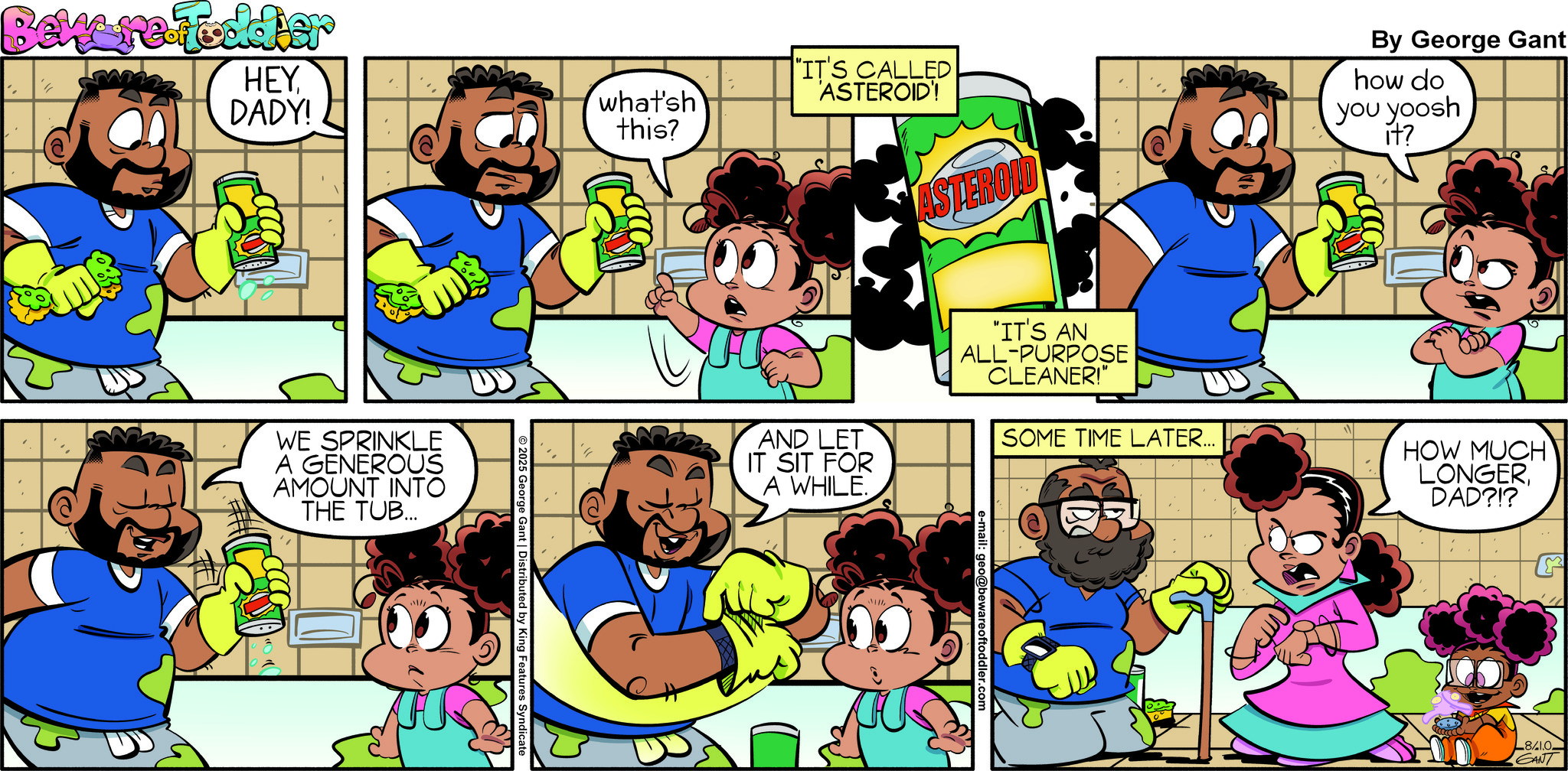 Beware of Toddler Comic Strip 2025-08-10 | Comics Kingdom