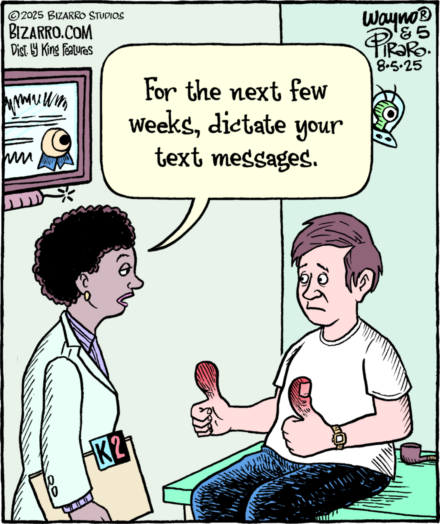 Bizarro Comic Strip 2025-08-05 | Comics Kingdom