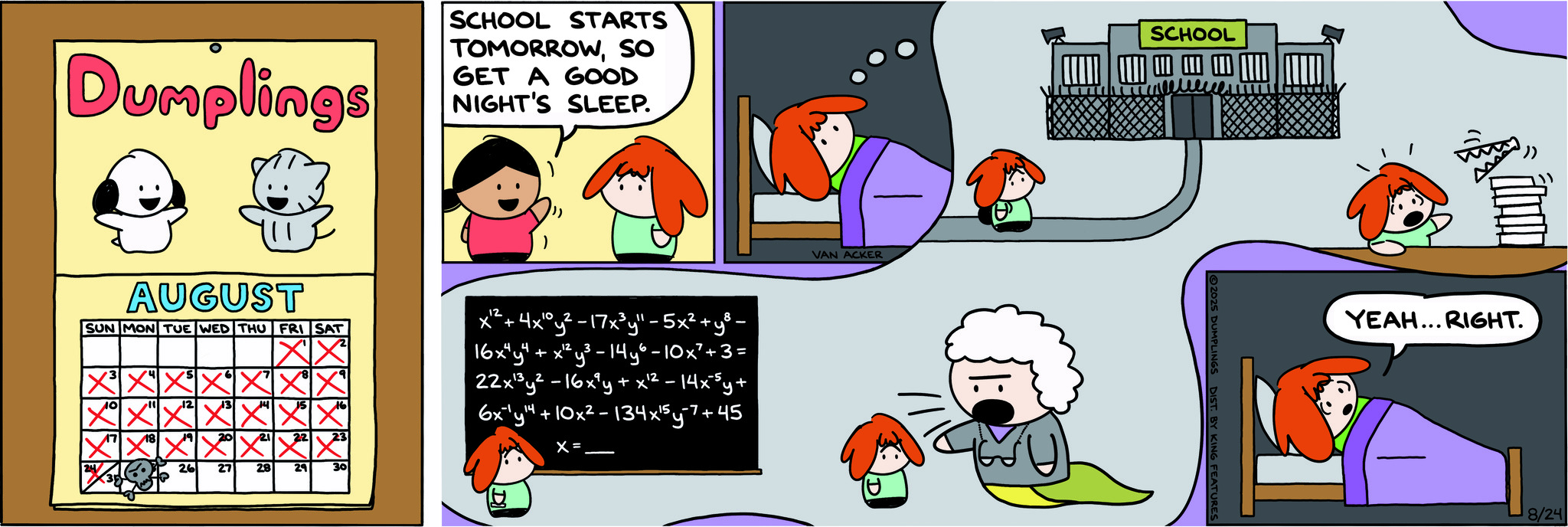 Dumplings Comic Strip 2025-08-24 | Comics Kingdom