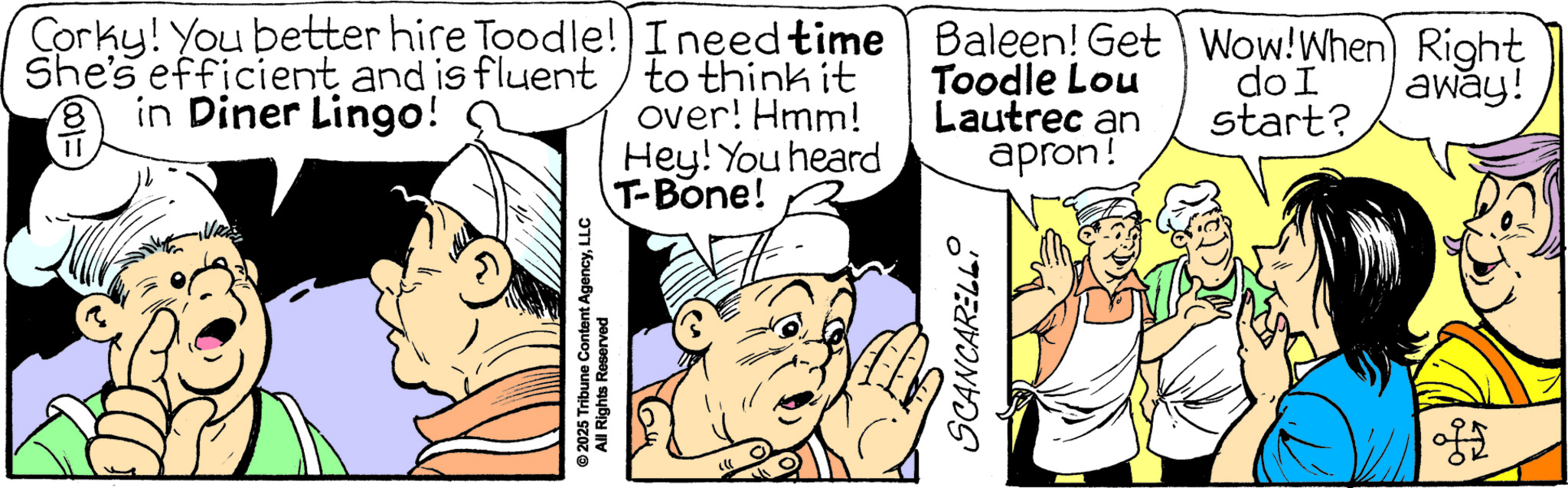 Gasoline Alley Comic Strip 2025-08-11 | Comics Kingdom
