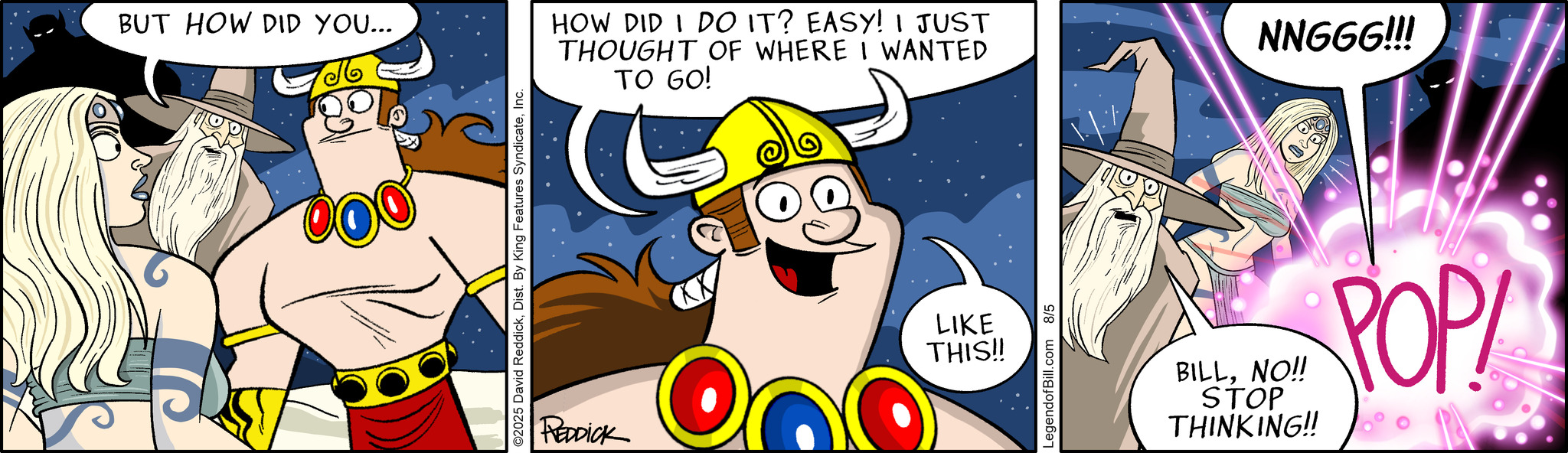 Legend of Bill Comic Strip 2025-08-05 | Comics Kingdom