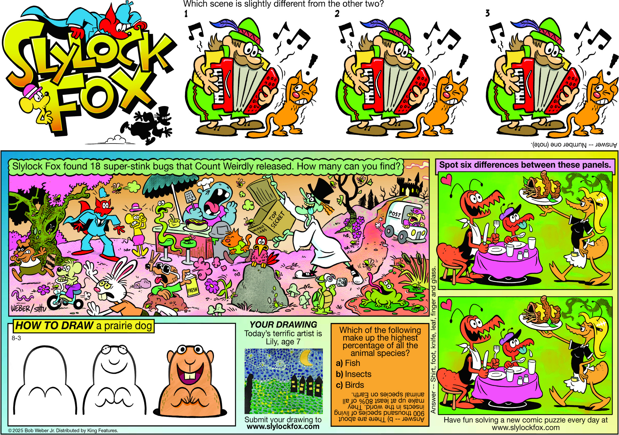 Slylock Fox Comic Strip 2025-08-03 | Comics Kingdom