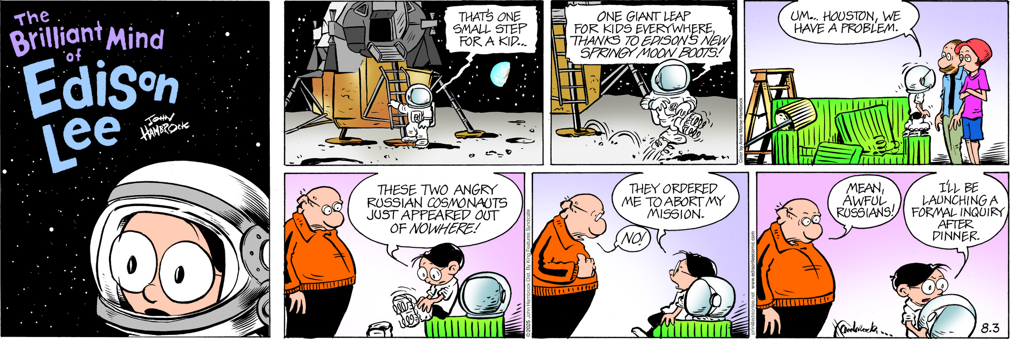 The Brilliant Mind Of Edison Lee Comic Strip 2025-08-03 | Comics Kingdom