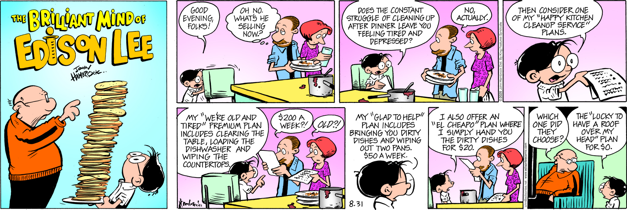 The Brilliant Mind Of Edison Lee Comic Strip 2025-08-31 | Comics Kingdom