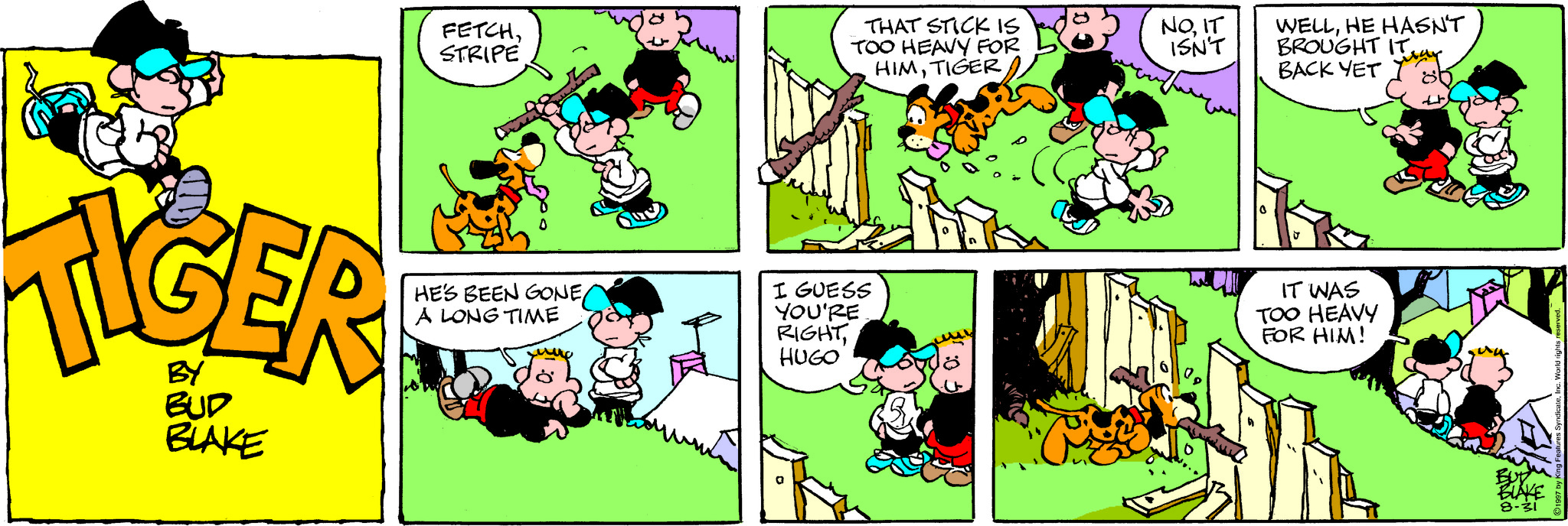 Tiger Comic Strip 2025-08-31 | Comics Kingdom