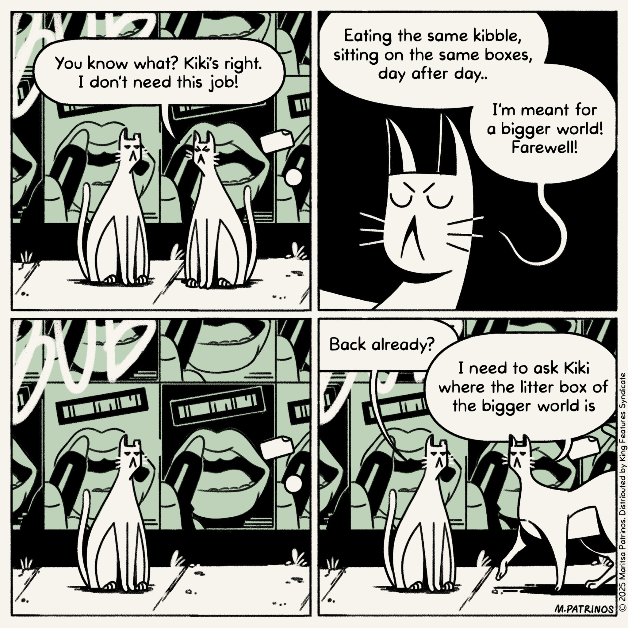 Working Cats Comic Strip 2025-08-13 | Comics Kingdom