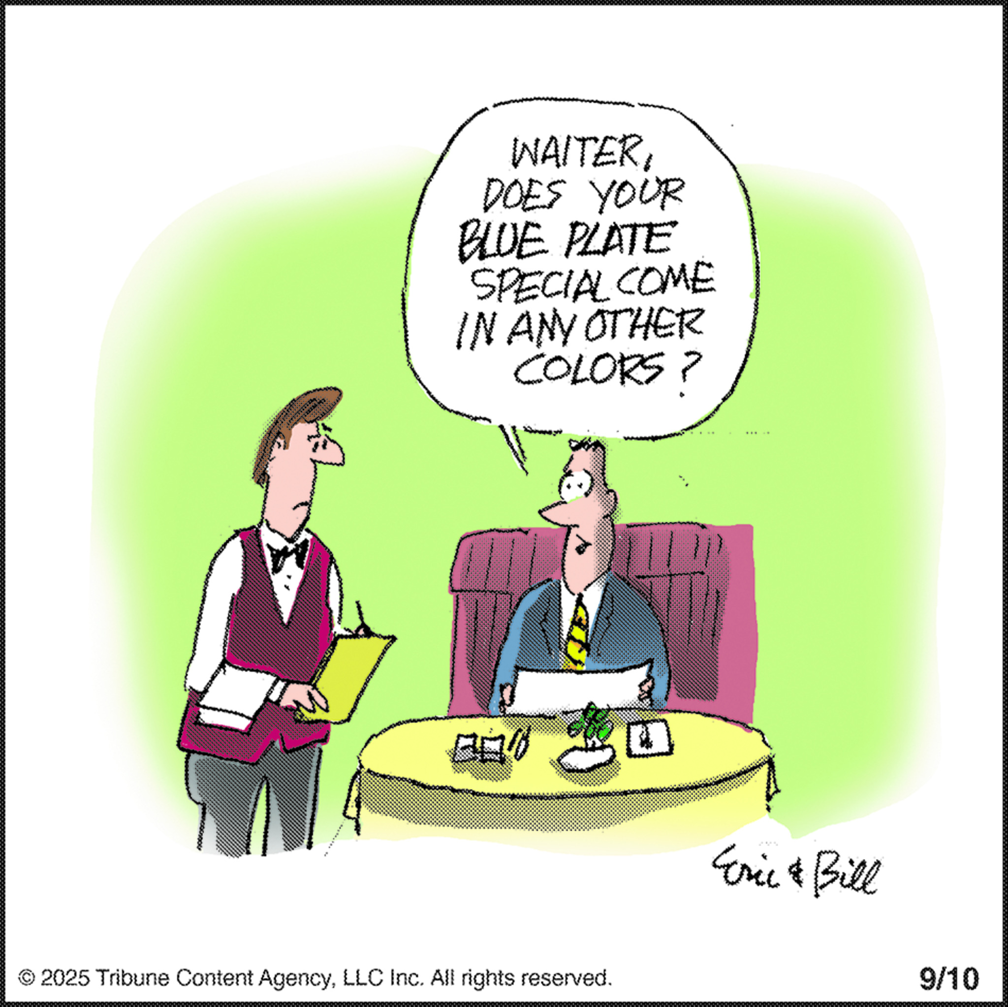 Bottom Liners Comic Strip 2025-09-10 | Comics Kingdom