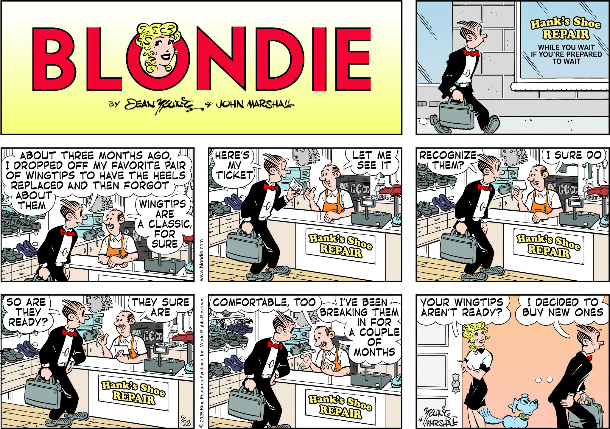 Blondie Comic Strip 2025-09-28 | Comics Kingdom