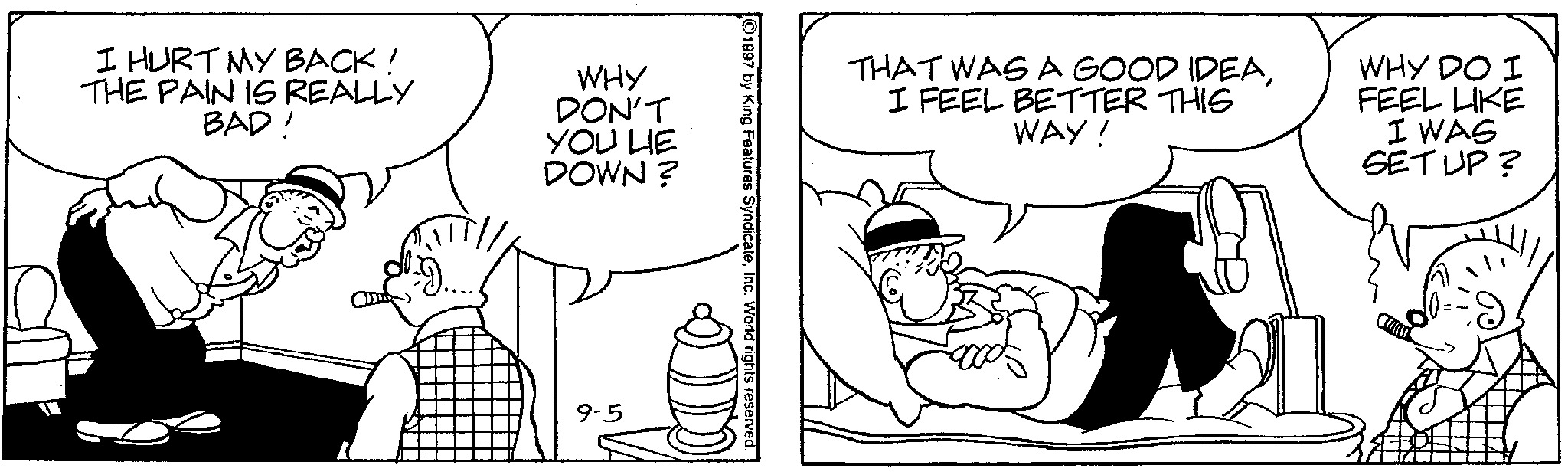 Bringing Up Father Comic Strip 2025-09-05 | Comics Kingdom