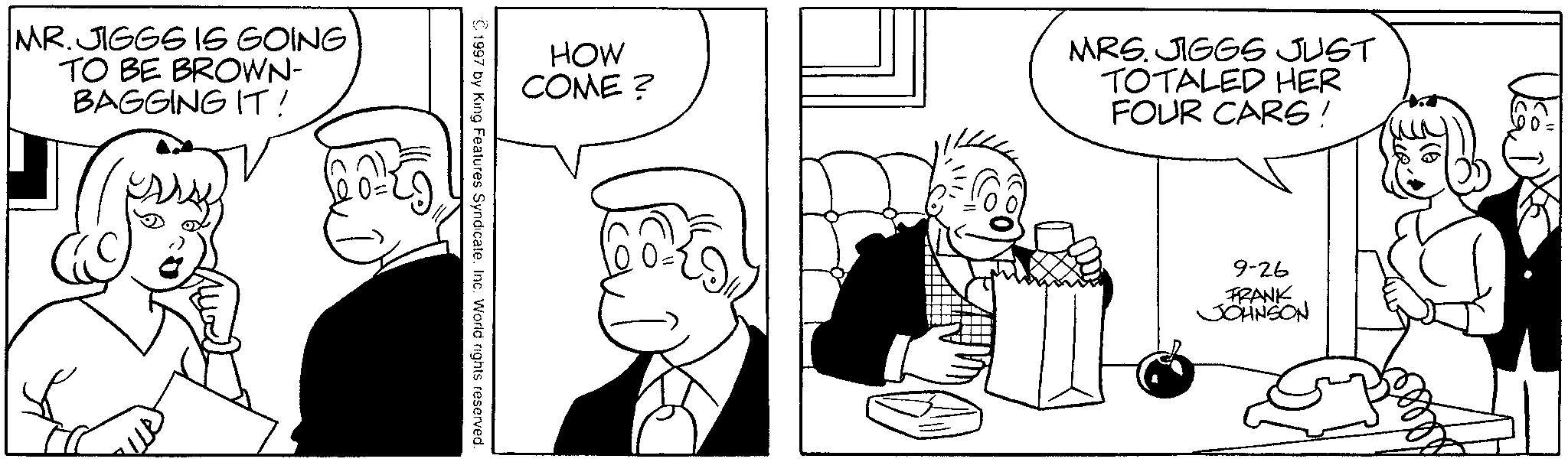 Bringing Up Father Comic Strip 2025-09-26 | Comics Kingdom