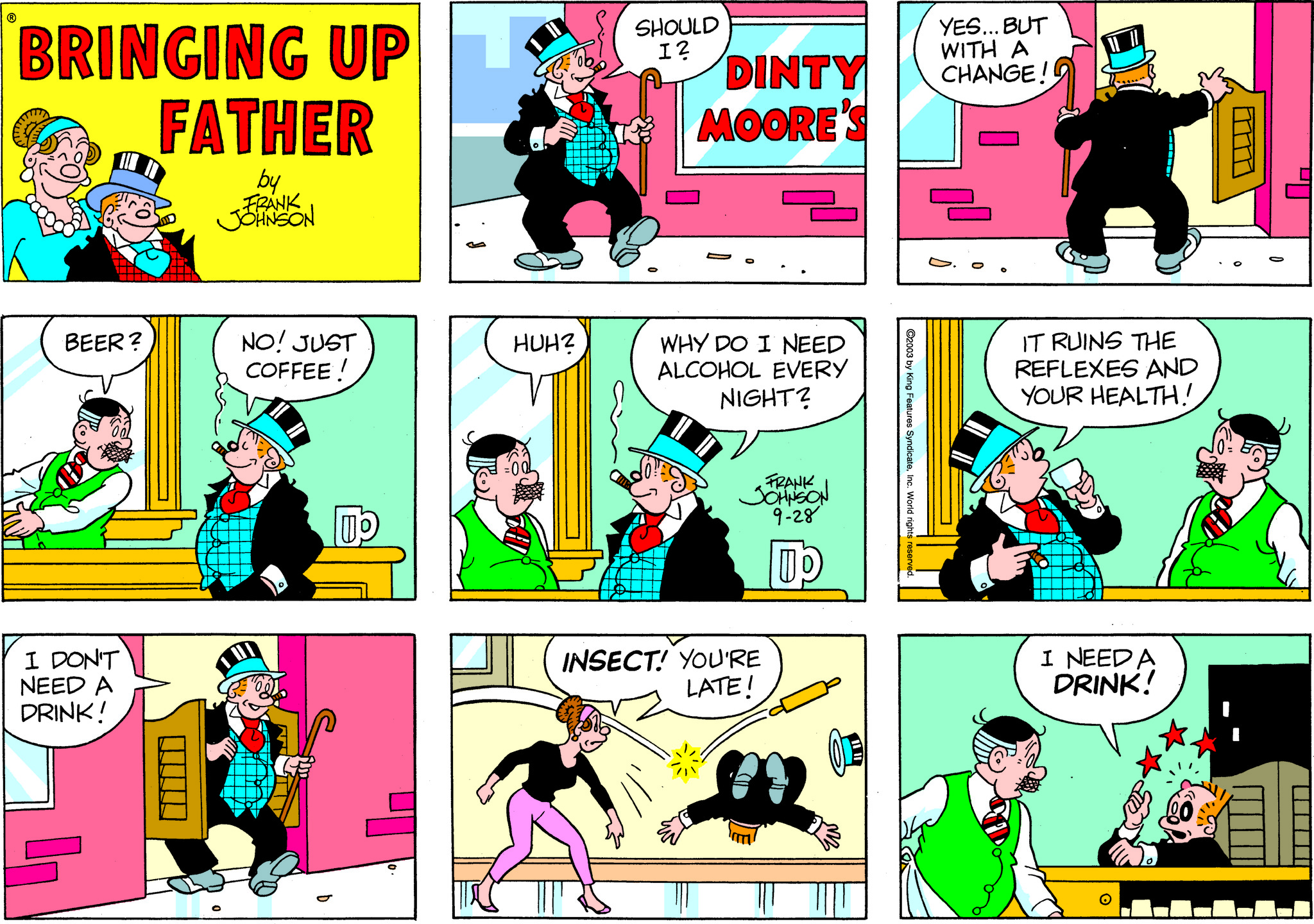 Bringing Up Father Comic Strip 2025-09-28 | Comics Kingdom