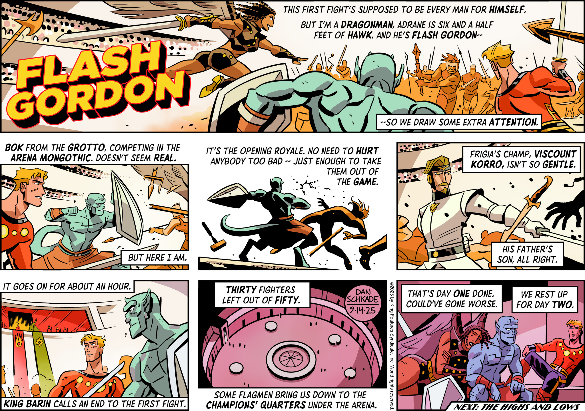 Flash Gordon Comic Strip 2025-09-14 | Comics Kingdom