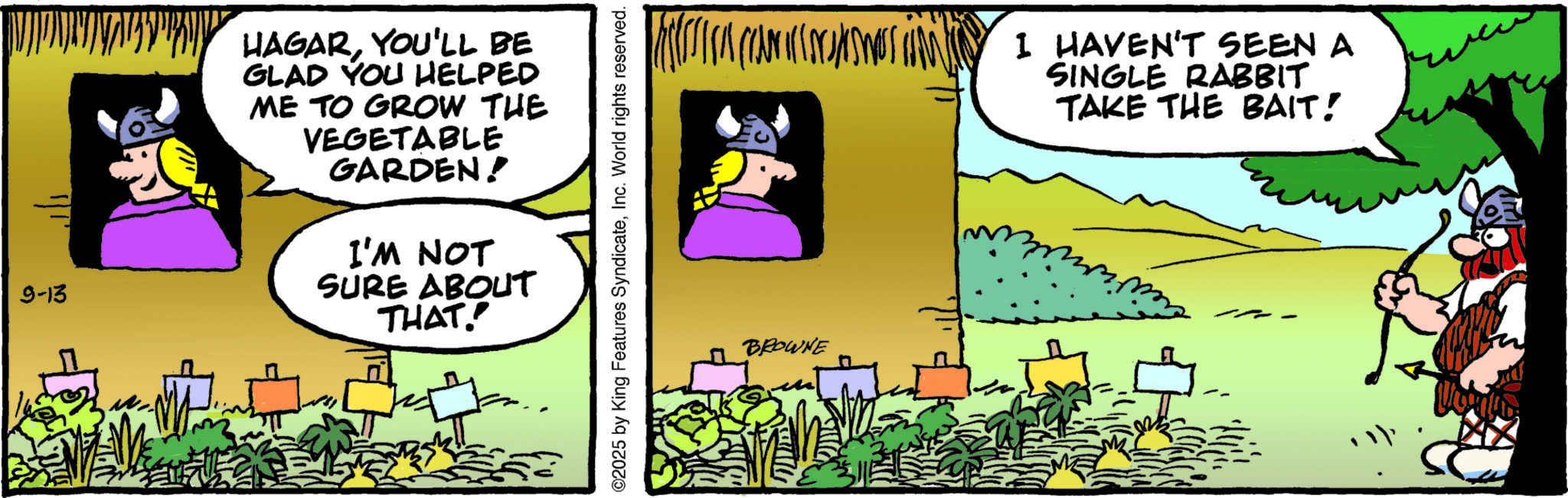 Hagar The Horrible Comic Strip 2025-09-13 | Comics Kingdom