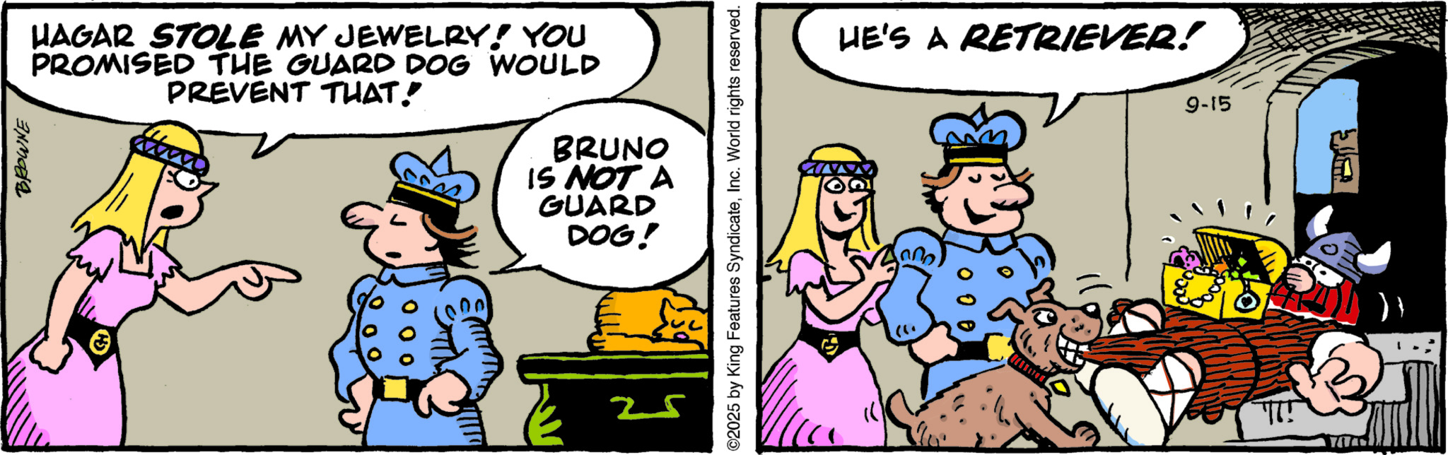Hagar The Horrible Comic Strip 2025-09-15 | Comics Kingdom