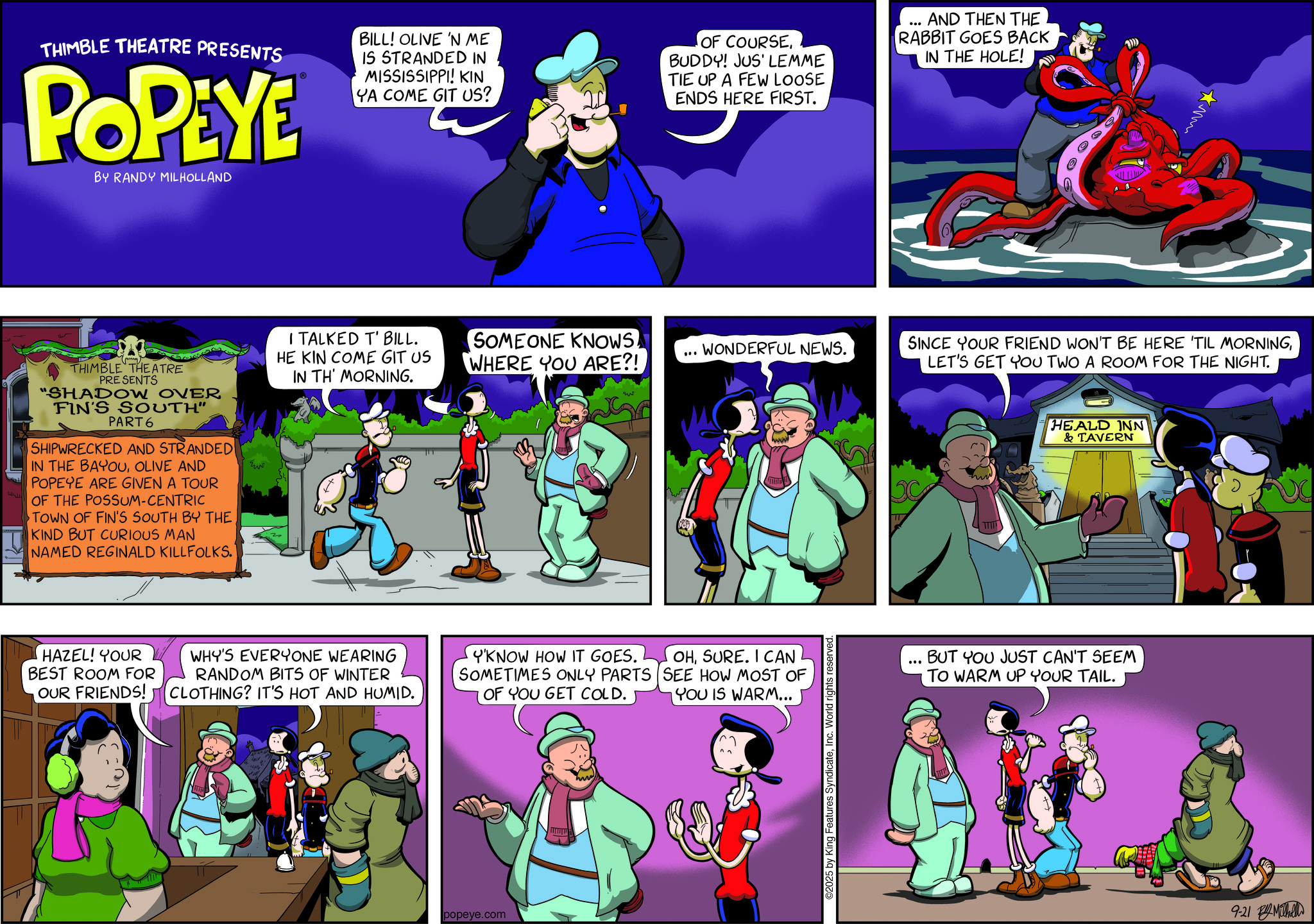 Popeye Comic Strip 2025-09-21 | Comics Kingdom