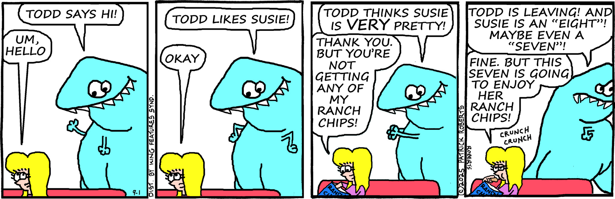 Todd The Dinosaur Comic Strip 2025-09-01 | Comics Kingdom