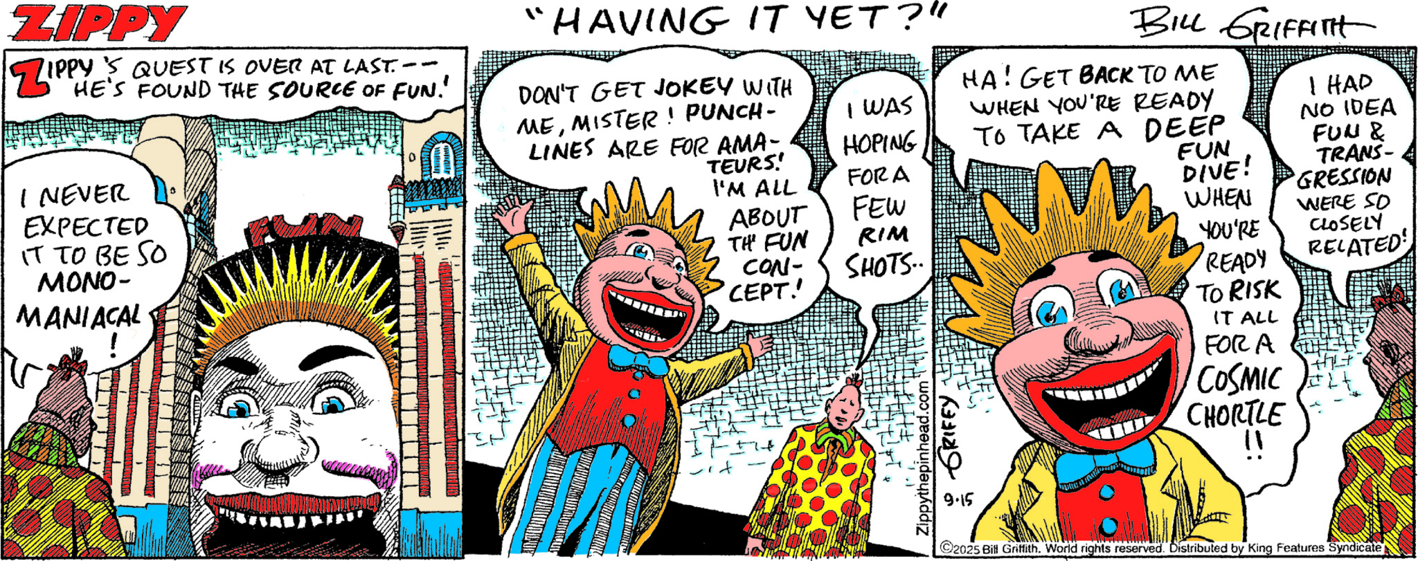 Zippy The Pinhead Comic Strip 2025-09-15 | Comics Kingdom