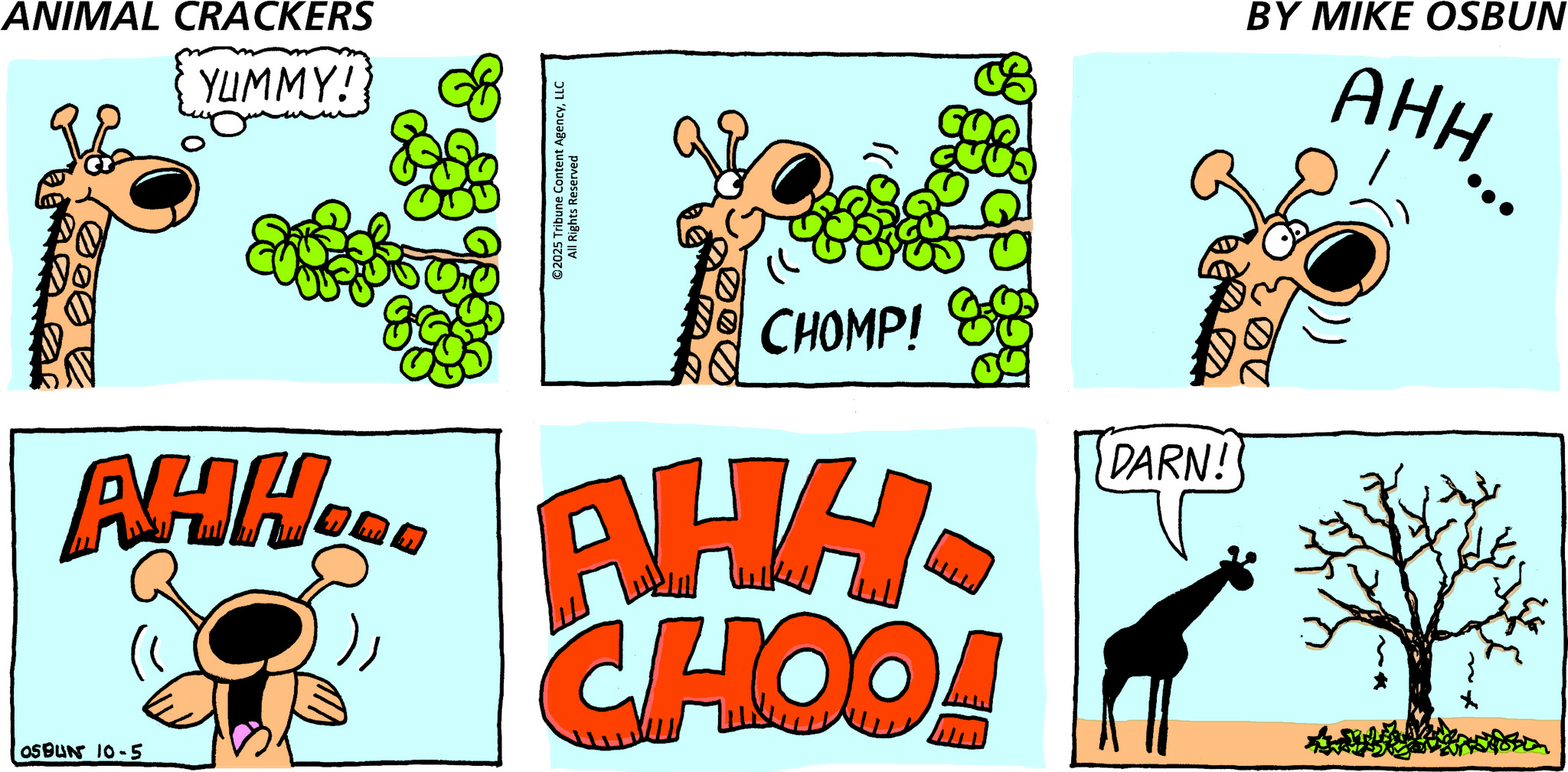 Animal Crackers Comic Strip 2025-10-05 | Comics Kingdom
