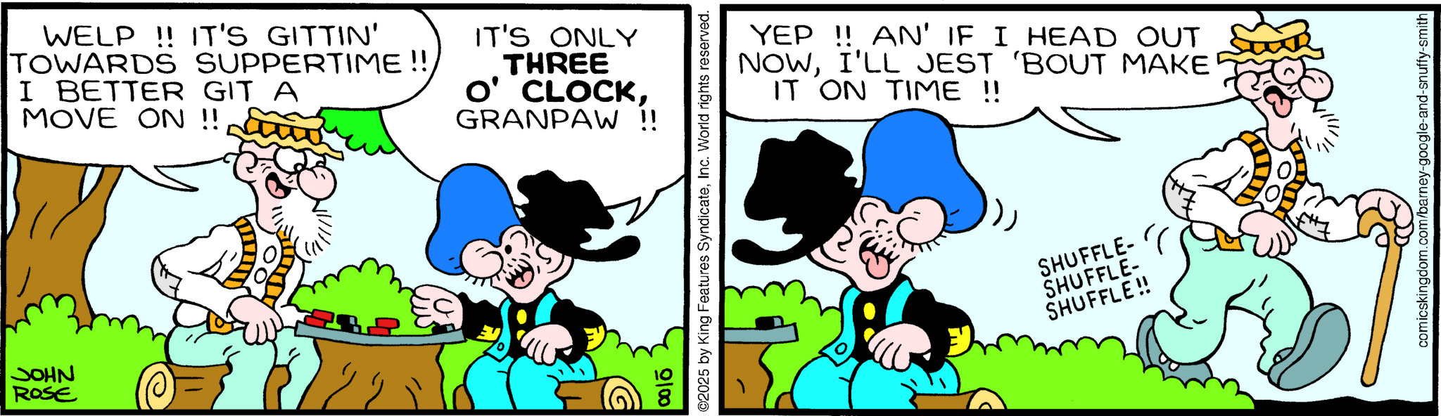 Barney Google And Snuffy Smith Comic Strip 2025-10-08 | Comics Kingdom