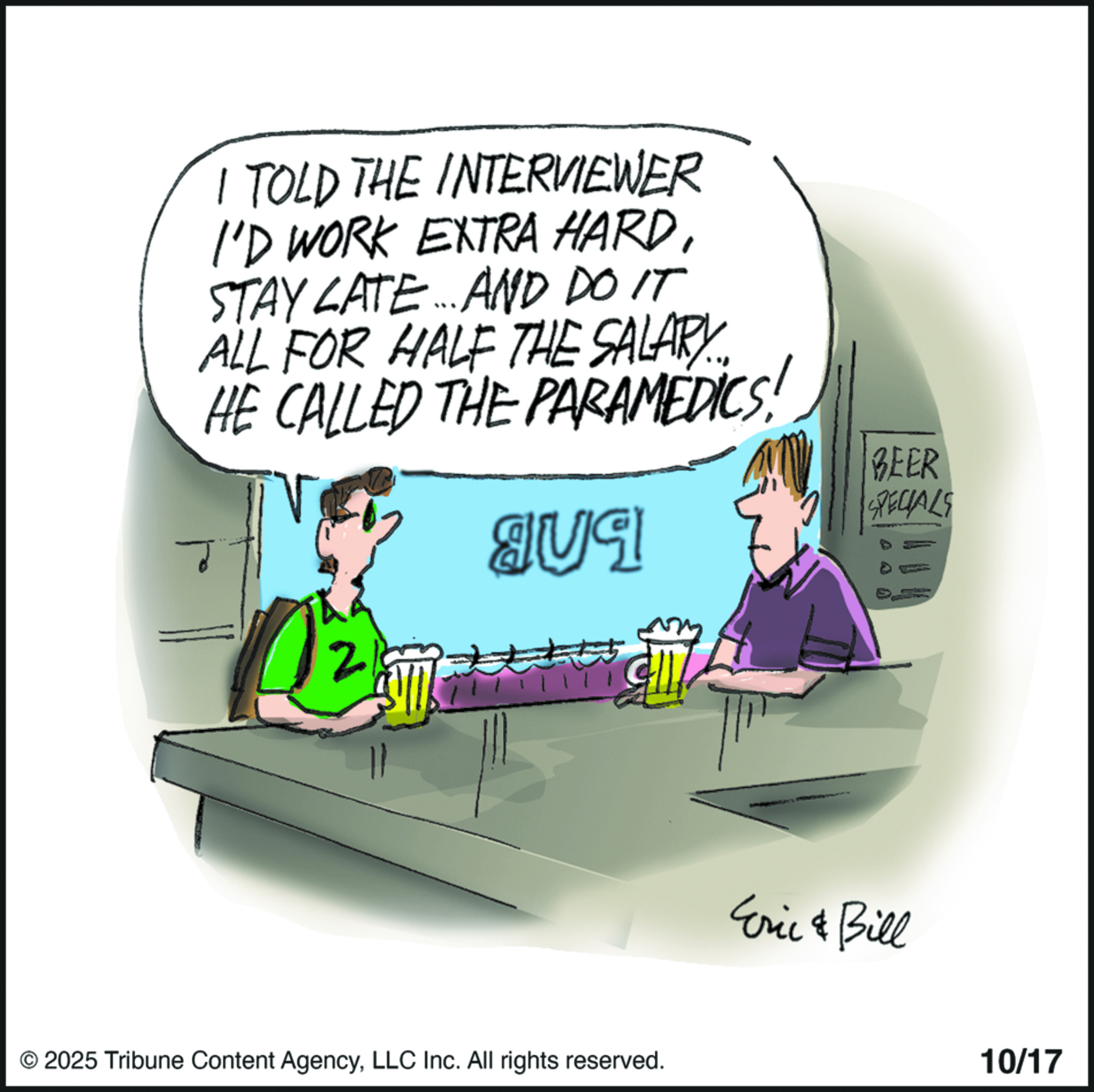 Bottom Liners Comic Strip 2025-10-17 | Comics Kingdom